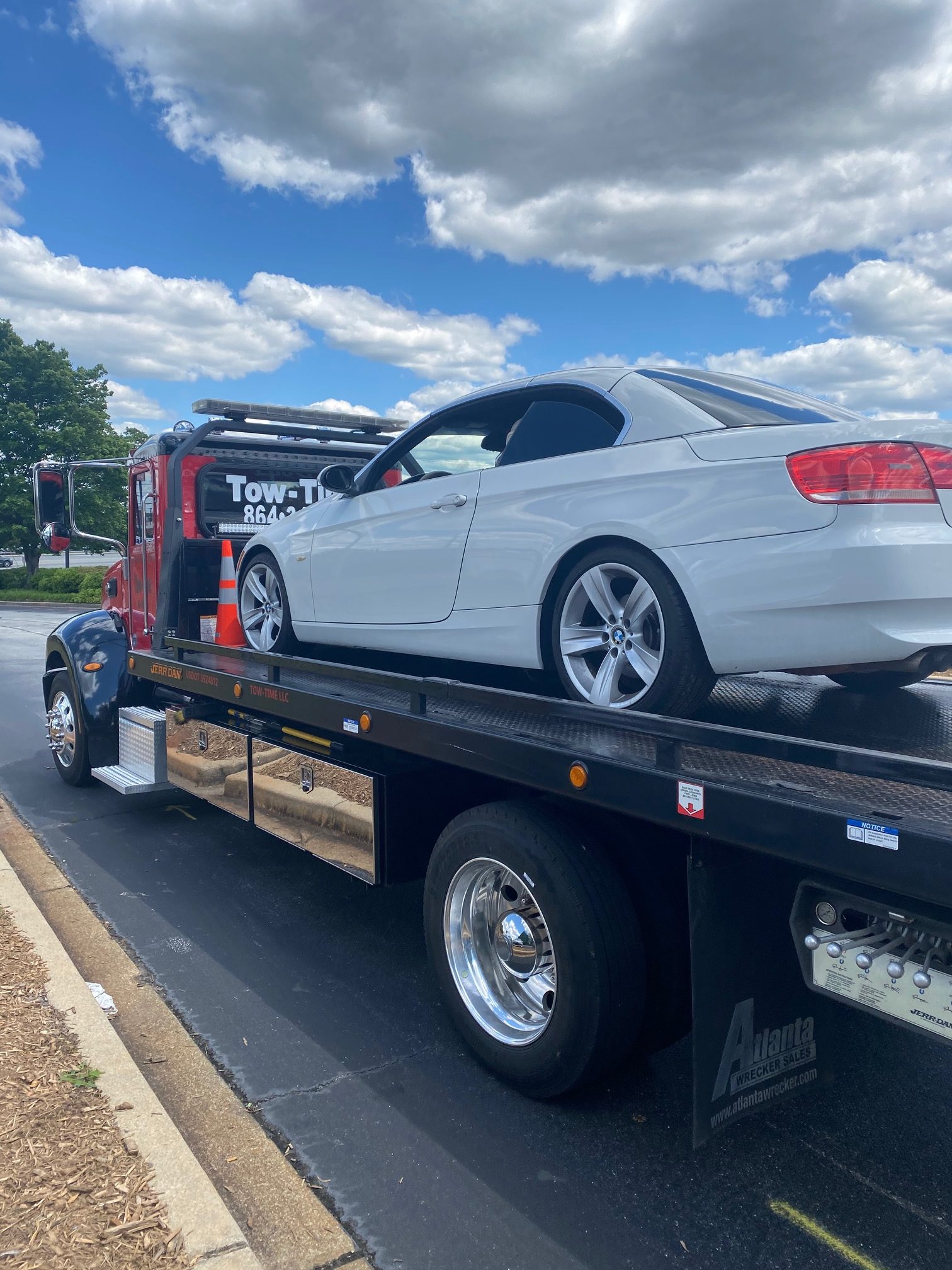 Towed this BMW for the second time this week in Greenville SC
