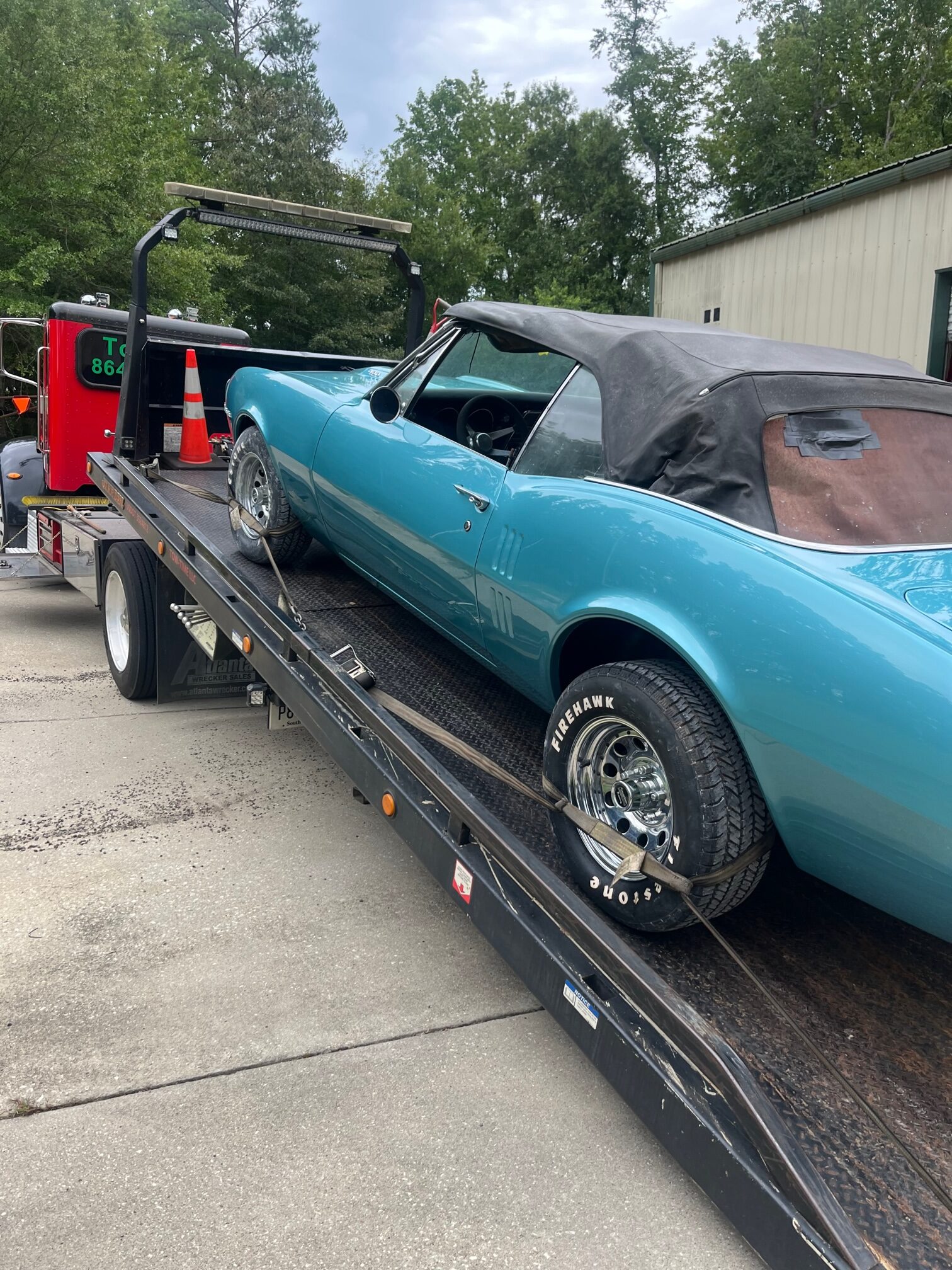 Rag Top Project car gets new paint